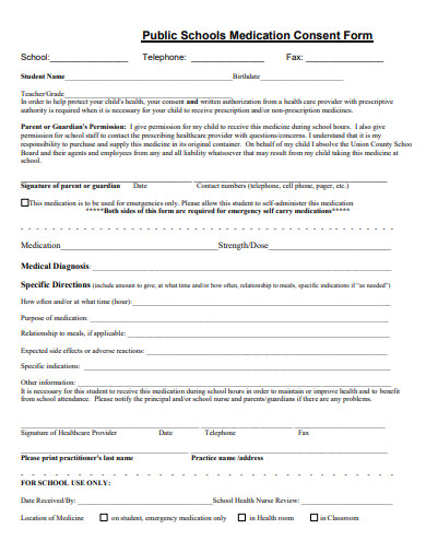 18+ School Consent Form Templates in PDF | DOC