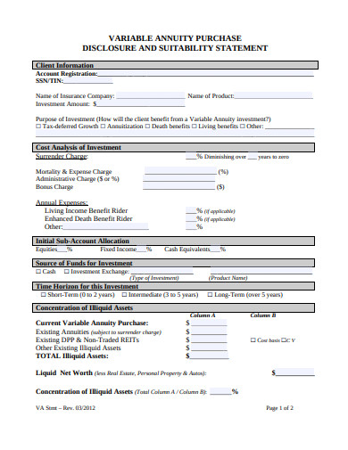 21+ Suitability Statement Templates in DOC | PDF