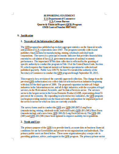 11+ Quarterly Financial Report Templates in PDF | DOC