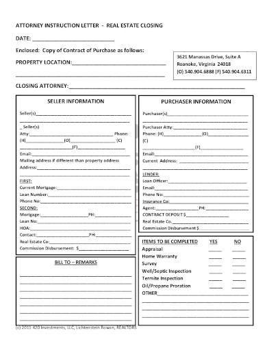 10+ FREE Real Estate Business Letter Templates in PDF | Word