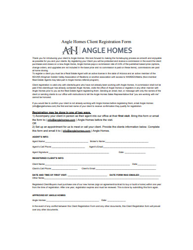 11+ FREE Real Estate Registration Form Templates - PDF, DOC