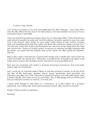 5+ FREE Real Estate Referral Letter Templates in PDF, Word