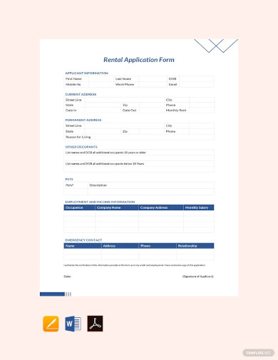 19+ Tenant Information Form Templates in PDF | DOC