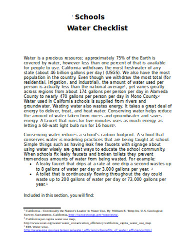 20+ School Checklist Templates in Google Docs | Word | Pages | PDF