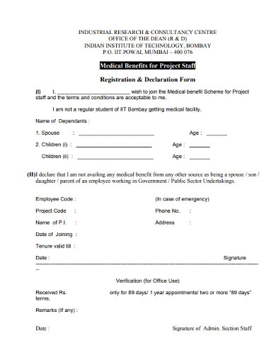 FREE 10+ Staff Registration Form Templates in PDF | MS Word