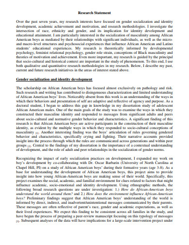 24+ Research Statement Templates in PDF | DOC