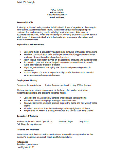 Ssurvivor Cv Layout Retail