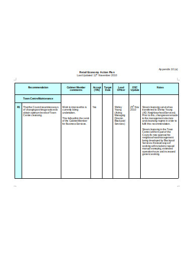 10+ Retail Action Plan Templates in PDF | DOC