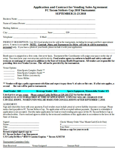 10+ Retail Vendor Agreement Templates in PDF | DOC