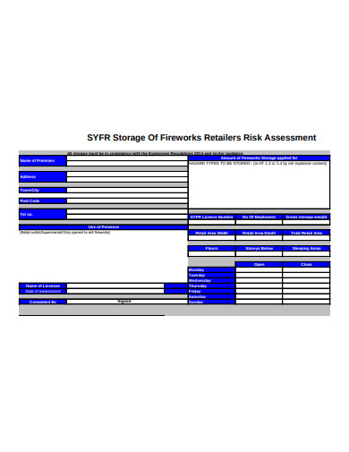 5+ Retail Risk Assessment Templates in PDF