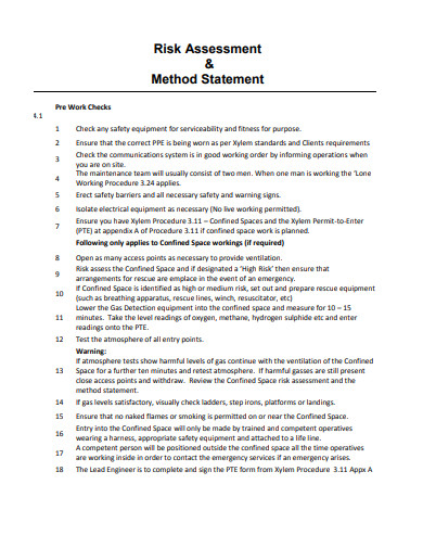 23+ Simple Method Statement Templates - PDF, DOC