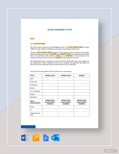 Salary Letter Templates - 24+ Free Sample, Example Format Download