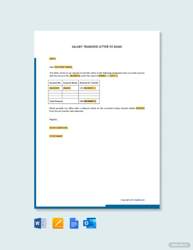 Salary Letter Templates - 24+ Free Sample, Example Format Download