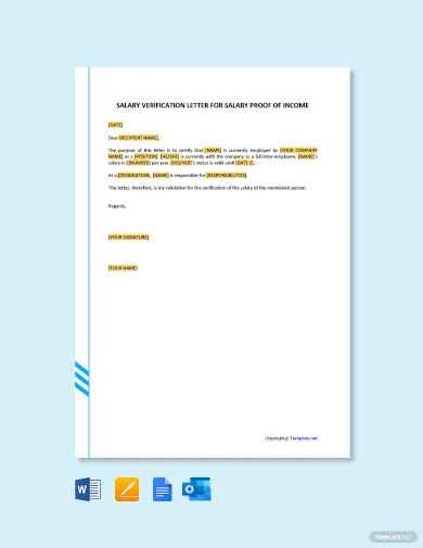 Salary Letter Templates - 24+ Free Sample, Example Format Download