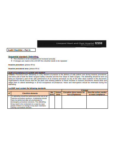 3+ Audit Debrief Templates in PDF | MS Word