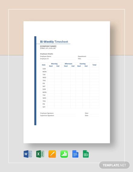 28+ Weekly Timesheet Templates – Free Sample, Example Format Download