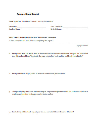 20+ Book Report Templates in Google Docs, Word, Pages, AI, InDesign ...