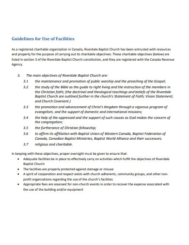 11+ Church Facility Use Agreement Templates in DOC | PDF