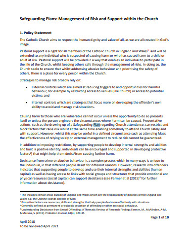 9+ Church Risk Management Plan Templates in PDF | DOC