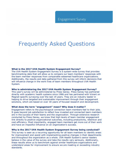 23+ Engagement Survey Templates in Doc | Excel | PDF