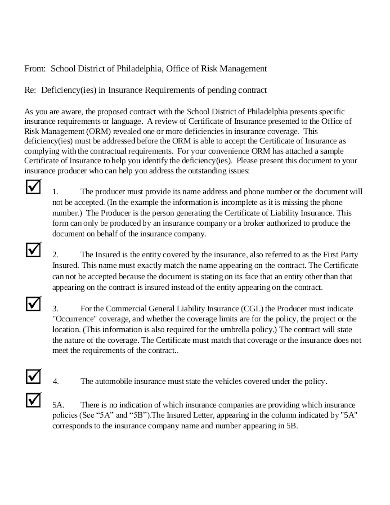 10+ Insurance Liability Checklist Templates in PDF | Word