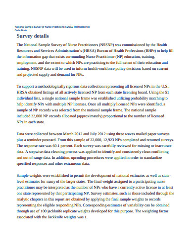 11+ Nurse Survey Templates in PDF | DOC