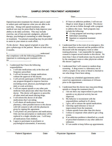 FREE 22+ Treatment Contract Templates in PDF | MS Word