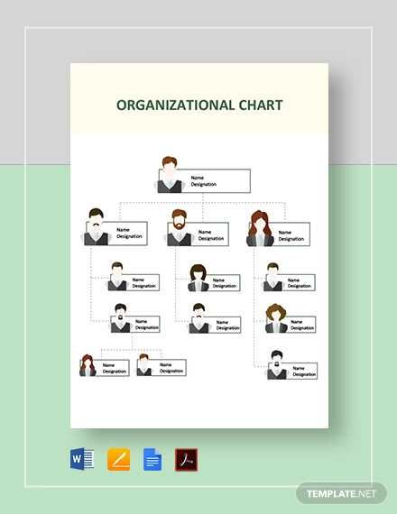 Organizational Chart Template - 19+ Word, Excel, PDF Format Download!