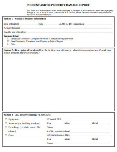 18+ Property Damage Report Templates in Google Docs | Word | Pages | PDF