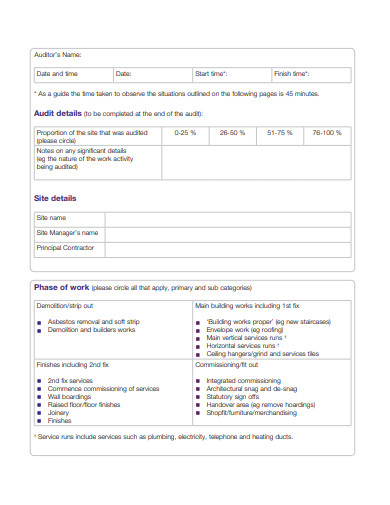7+ Retail Audit Checklist Templates in PDF | DOC