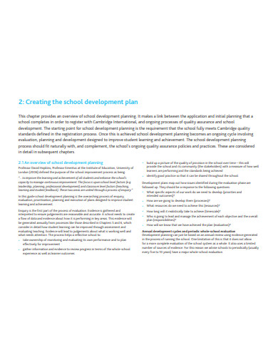 21+ School Development Plan Templates in DOC | PDF