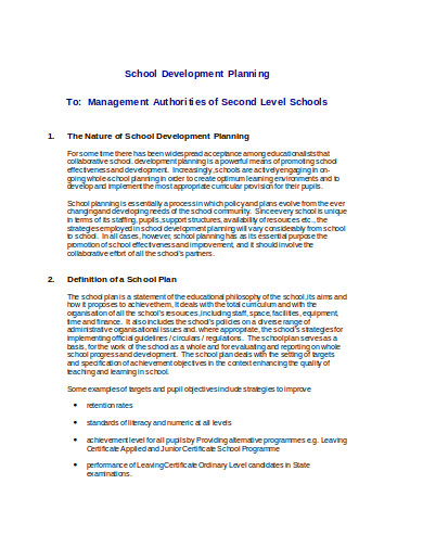 21+ School Development Plan Templates in DOC | PDF