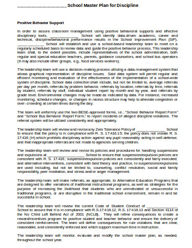 10+ School Discipline Plan Templates in DOC | PDF