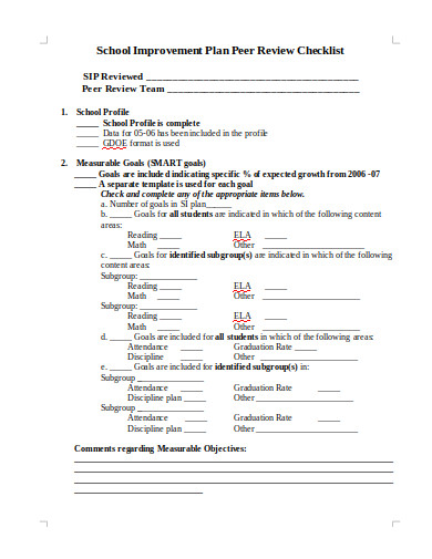 15+ School Improvement Plan Templates in PDF | DOC
