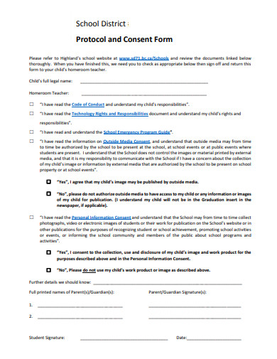 18+ School Consent Form Templates in PDF | DOC