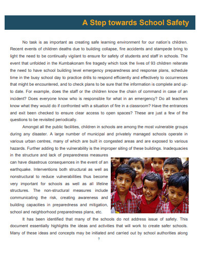 19+ School Safety Plan Templates in PDF | DOC