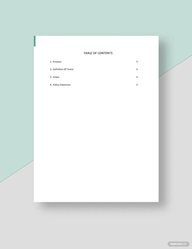 Security Policy Template - 13 Free Word, PDF Document Downloads