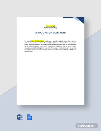12+ Vision Statement Templates in PDF | DOC