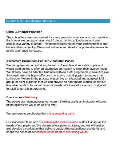 25+ School Business Plan Templates in DOC | PDF