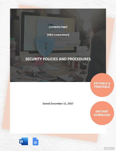 Security Policy Template 13 Free Word Pdf Document Downloads Free