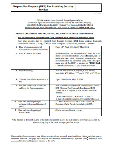 FREE 9+ Security Services Proposal Templates in PDF | MS Word
