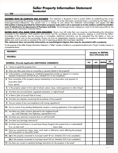 18+ Property Information Form Templates in PDF | DOC