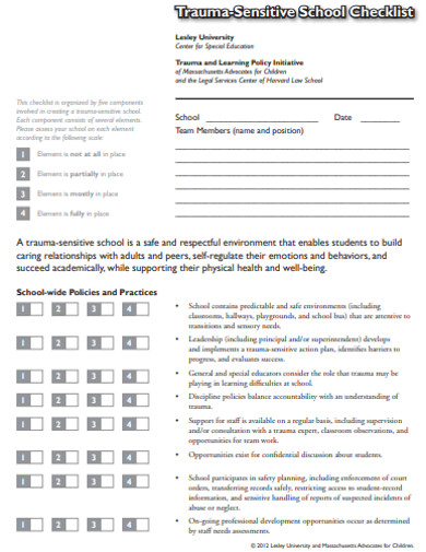 20+ School Checklist Templates in Google Docs | Word | Pages | PDF