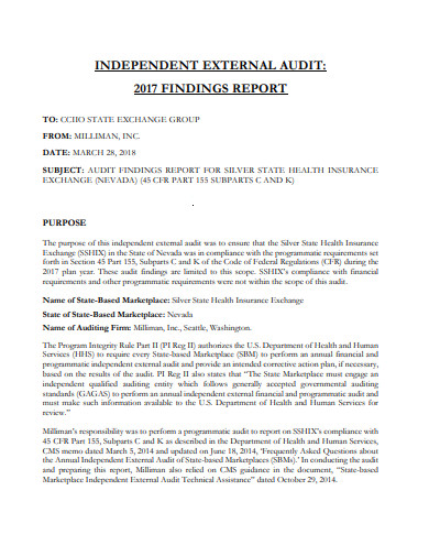 10 Free Audit Findings Report Templates In PDF MS Word