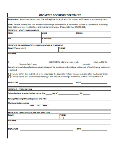 25+ Disclosure Statement Templates in PDF | DOC