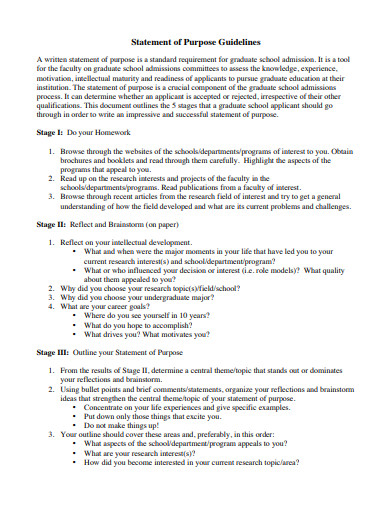 19+ Purpose Statement Templates in PDF | DOC