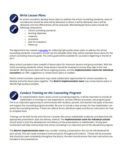 11+ School Counselor Lesson Plan Templates in PDF | Word