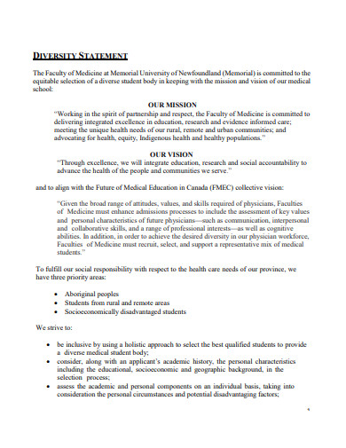 23+ Diversity Statement Templates in PDF | DOC