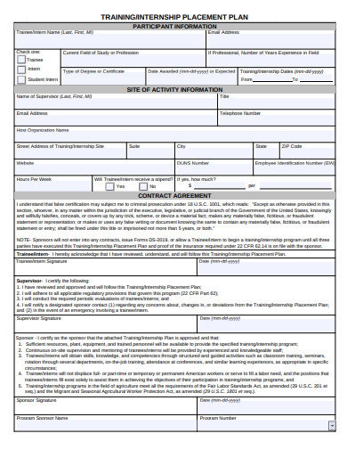 11+ Internship Training Plan Templates in Doc | Excel | PDF