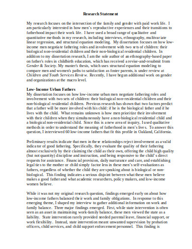 24+ Research Statement Templates in PDF | DOC